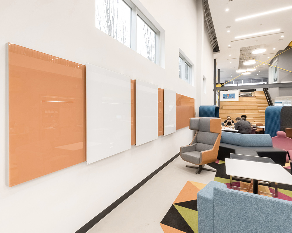 Glide: Vertical Sliding Glass Whiteboard System | Clarus