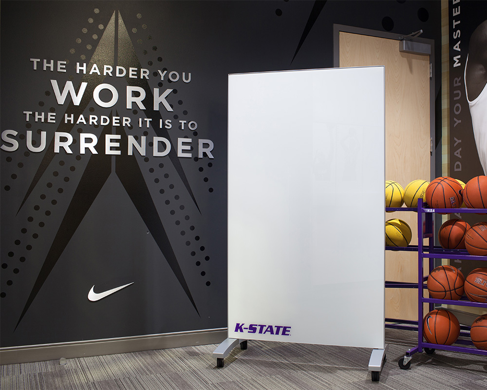 go! Mobile: Rolling Glass Whiteboard on Wheels | Clarus