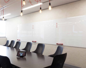 Float: A wall-mounted floating glass whiteboard ready for your next big ...